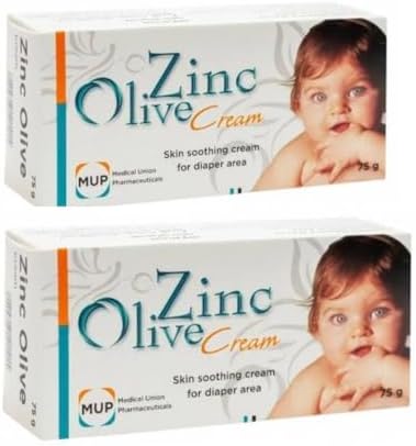 سعر Zinc Olive Baby Skin Care & Diaper Cream 75g Offer (Pack of 2) فى ...