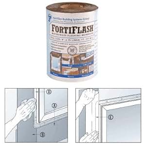 40 mil 12" x 75' Fortifiber FortiFlash Waterproof Flashing - Roof ...