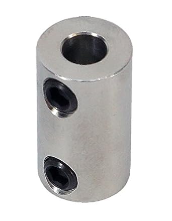 Amazon.com: 1/8 inch to 5mm Stainless Steel Set Screw Shaft Coupler ...