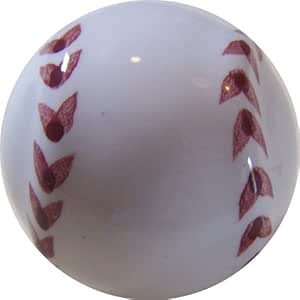 Baseball Ball Shaped Ceramic Cabinet Drawer Pull Knob - Cabinet And ...