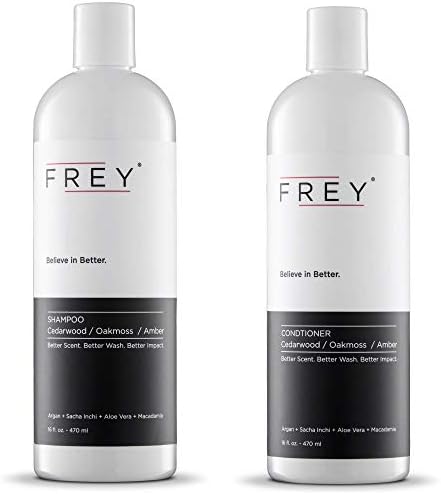 FREY Natural Shampoo and Hair Conditioner - Sulfate Free Shampoo and ...