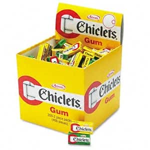 Amazon.com: CADBURY ADAMS™ Chiclets® Chewing Gum GUM,CHICLETS,2EA/PK (Pack of5): Beauty