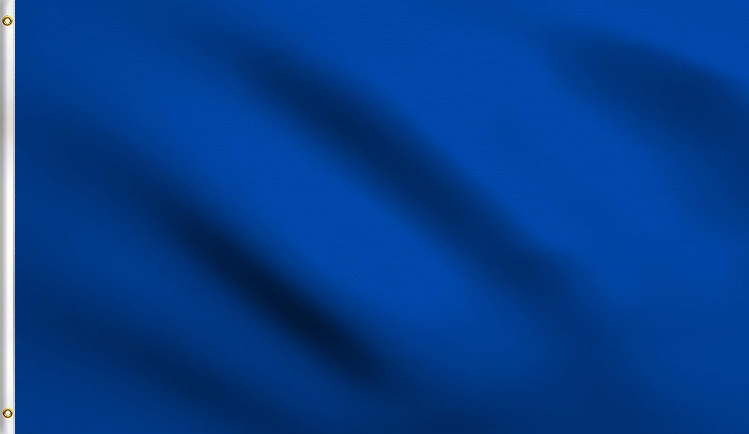 Royal Blue Solid Blank Flag 3x5 Ft Outdoor Double Sided 3 Ply Blue ...