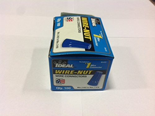 Ideal 30-071 Wire-Nut 71B Wire Connector Pack of 100 Gray tillescenter ...
