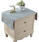 Amazon.com: COMFEELING Bedside Tablecloth Table Dustcover Bedside ...