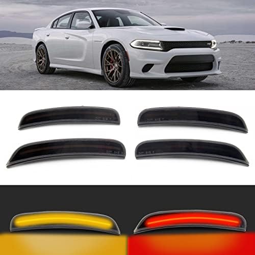 Somusen LED Side Marker Light Compatible with Dodge Charger 2015-2022 ...