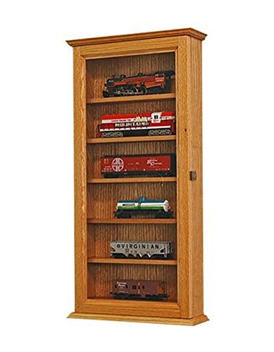 Amazon.com: HO Scale Model Train Display Case-Oak *Made in the USA ...