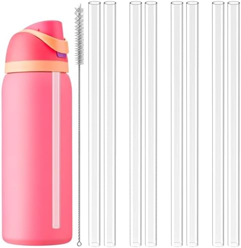 8pcs Owala Straw Replacement, Compatible with Owala FreeSip 24 oz 32 oz ...