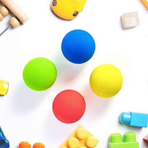 Pllieay 12 Pieces 2.4 Inch Soft Foam Balls Lightweight Mini Indoor Toys ...