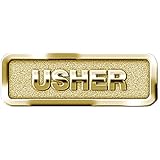Amazon.com : Usher Name Tag - Pack of 3 : Office Products