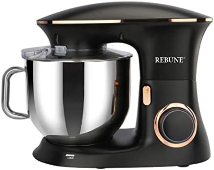REBUNE Stand Mixer - 7.0L RE-2-096 6-Speed Tilt-Head Food Mixer - 1100W ...