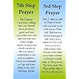 Amazon.com: Alcoholics Anonymous 3rd & 7th Step Prayers 10 Bookmarks ~ Sobriety Gifts : Office ...