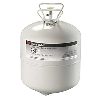 3M (78ET) Polystyrene Foam Insulation 78 ET Cylinder Spray Adhesive ...