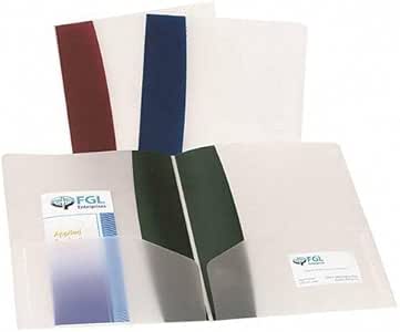 Two pocket Folder, Business Card Slot, Letter, Assorted (AVE47859 ...