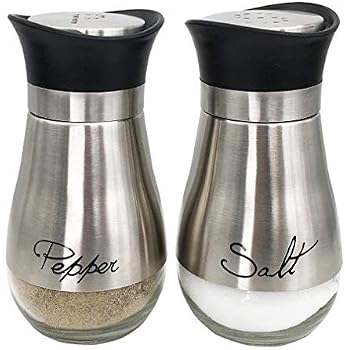 Amazon.com: KitchenAid Salt and Pepper Shakers, Black: Salt And Pepper ...