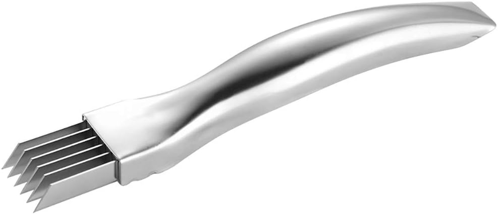 MyLifeUNIT Green Onion Cutter, Stainless Steel Onion Cutter Slicer, 6 ...