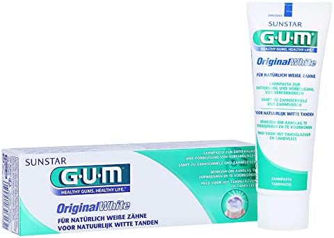 Gum Original White Toothpaste - Sensitivity Relief-Plaque Removal-Anti ...