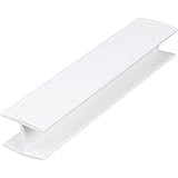 PVC kitchen kickboard plinth 150mm 1500mm colour: white gloss: Amazon ...