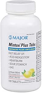 Amazon.com: Mintox Plus Antacid Tablets - 100ct. : Health & Household
