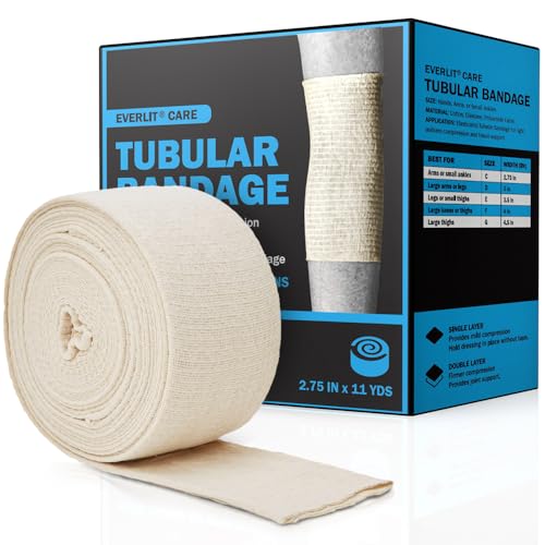 EVERLIT Elasticated Tubular Support Bandage | Stockinette Tubing for ...