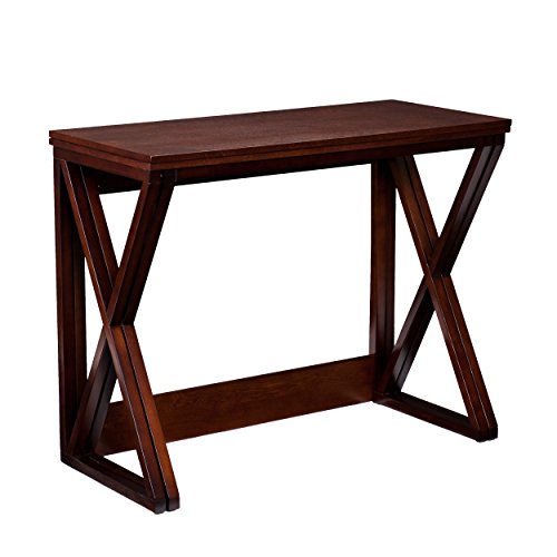 SEI Furniture Dining Counter Table, 21 In X 46.25 In X 37 In, Espresso ...