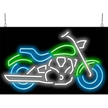 Motocross Rider with Bike Neon Sign - - Amazon.com