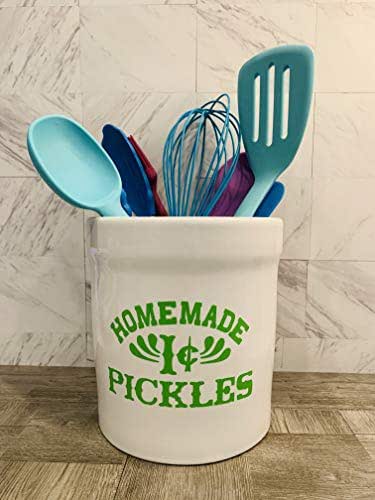 Amazon.com: Monica Pickle Jar/Friends TV Show/Kitchen Utensil Holder ...