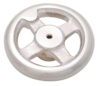 5.00" Dia. X 1 1/8", 4 Spoke, Chrome Plated, Cast Iron, Hand Wheel (1 ...