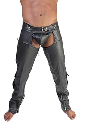 Amazon.com: Whip It Leather's Men's Combat Leather Chaps: Clothing