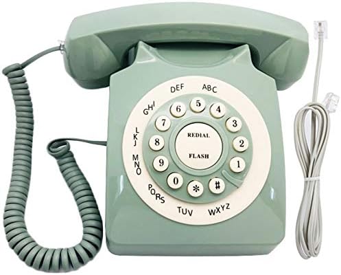 Bilinli Retro Landline Phone European Pastoral Style Desktop Home ...