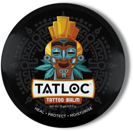 Tatloc Tattoo Aftercare Healing Balm With Vitamin A and D, Natural ...