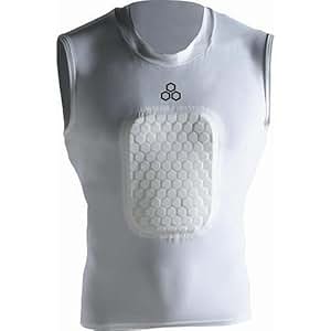 Amazon.com : McDavid Youth HexPad Sternum Bodyshirt with Chest Pad ...