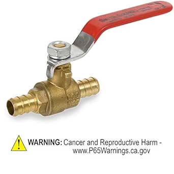 Smith-Cooper International 8183 Series Brass Ball Valve, Inline, Lever ...