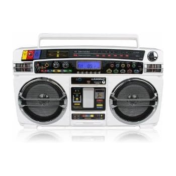 Amazon.com: Lasonic i-931BT Portable Bluetooth Stereo Ghetto Blaster ...