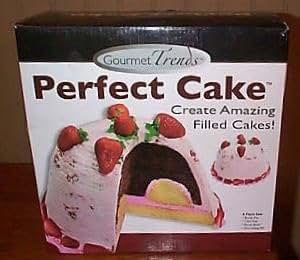 Amazon.com: Gourmet Trends Perfect Cake ~As Seen On TV ~9 Pc Bundt Pan ...