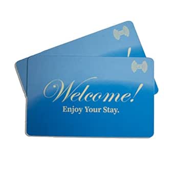 Amazon.com: RFID Hotel Keycard (Box of 500 Cards) - Welcome! (Blue ...
