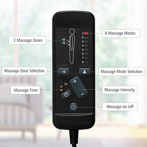 Giantex Massage Recliner Chair w/Remote Control, 5 Massage Modes, Side ...