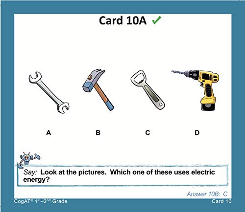 TestingMom.com CogAT Test Prep Flash Cards – Grade 1 (Level 7) - Grade ...