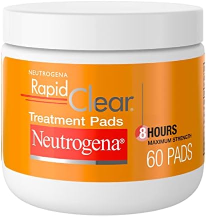 Neutrogena Rapid Clear Acne Face Pads with Salicylic Acid Acne ...
