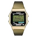 Amazon.com: Timex Men's T78677 Classic Digital Gold-Tone Stainless ...