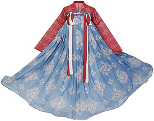سعر Chinese Blue&Red Hanfu Dress Costume Cosplay Outfit, Chinese ...