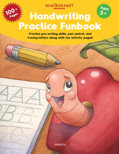 Handwriting Practice Funbook, Practice pre-writing skills, pen control ...