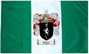 Amazon.com: Edgar Family Crest / Coat of Arms Flag. Large 3 ft. x 5 ft ...