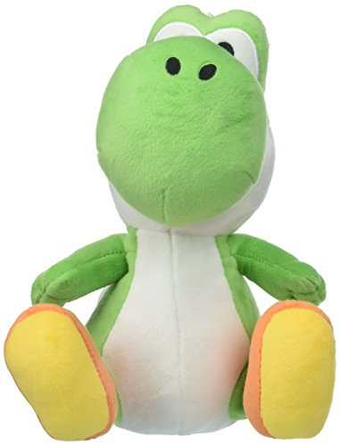 Little Buddy Super Mario All Star Collection 1416 Yoshi Stuffed Plush, 8"
