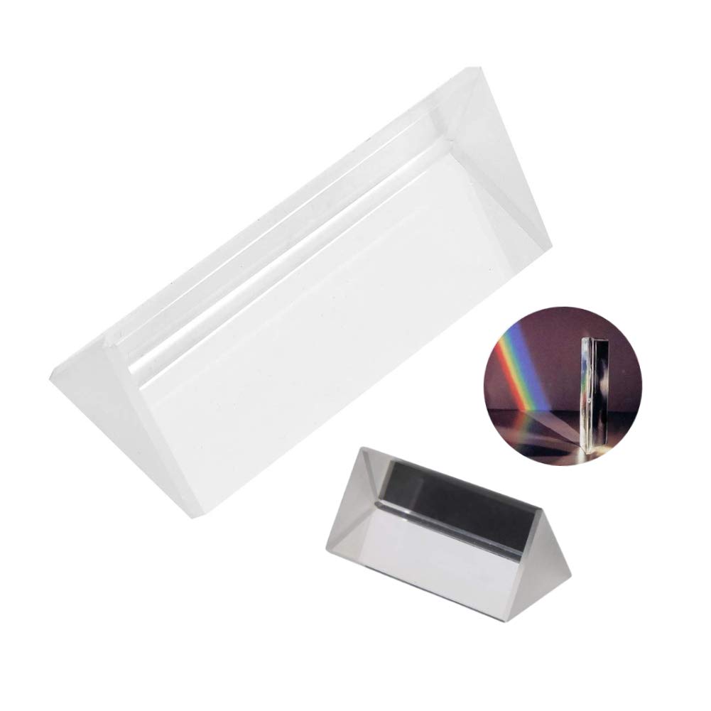 K9 Photography Triangle Prism, 30 * 30 * 60mm Optical Glass Teaching ...