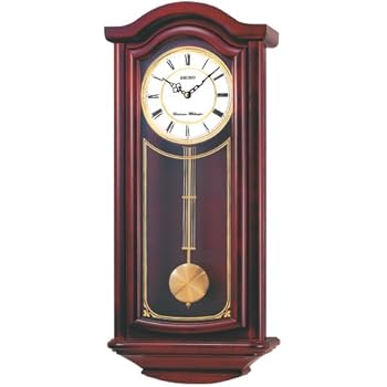 Bulova C3542 Cranbrook Old World Clock, Walnut Finish: Amazon.com.mx ...