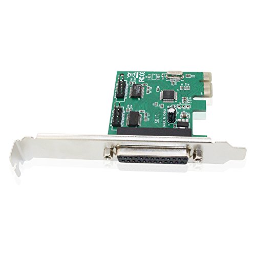 Dual Serial Parallel Port PCIe Card, Tanbin PCIe Serial Parallel Port Combo Card with Low ...