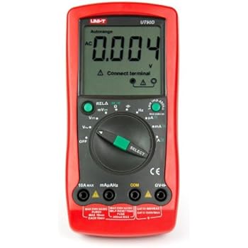 UNI-T UT33D Digital Multimeter LCD Palm-Size UT-33D Handheld Digital ...