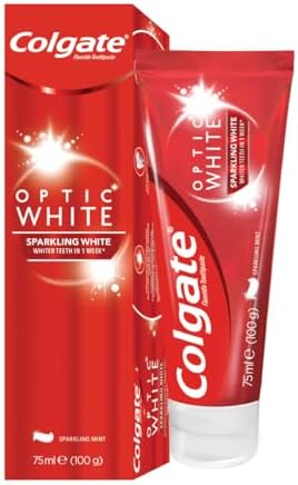 Colgate Fluoride Toothpaste Optic White Sparkling Mint 75ml price in ...