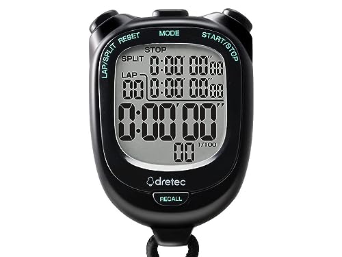dretec Large Screen, Easy-to-Read Stopwatch, 0.01 Second Unit ...